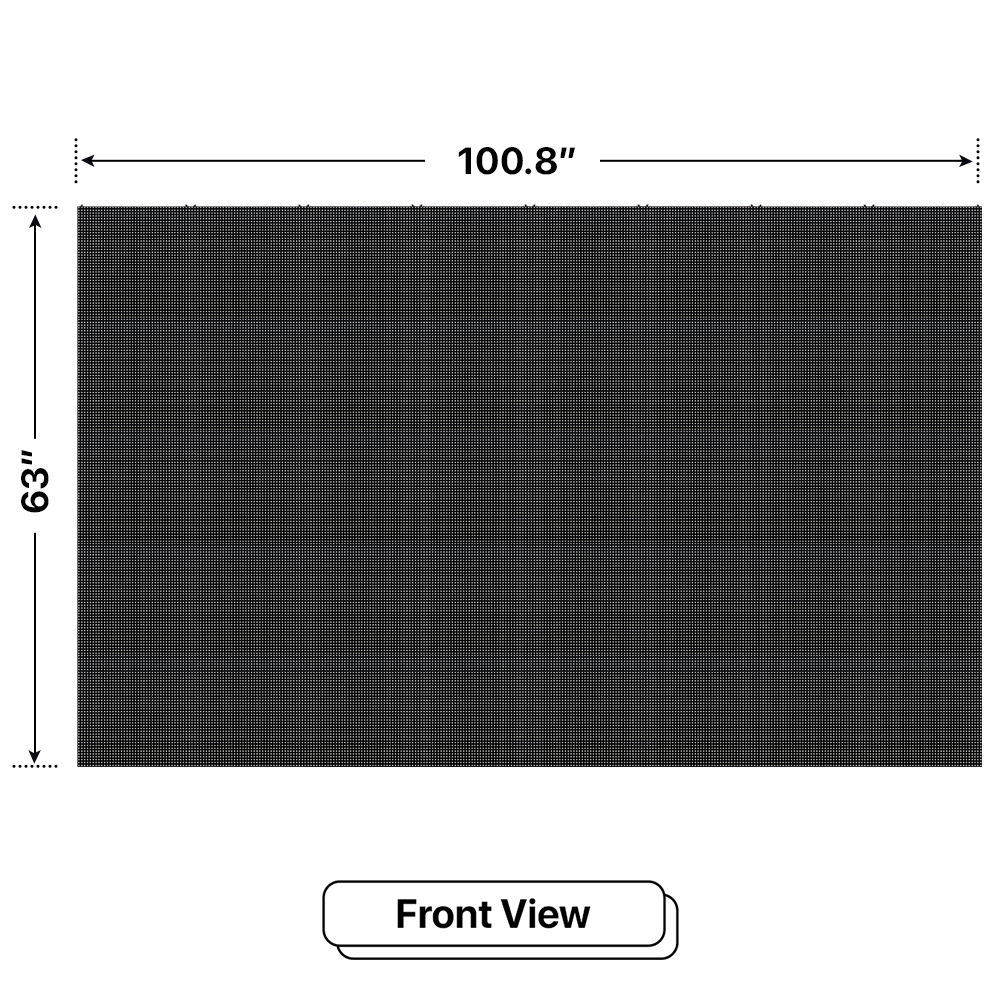 5’x8’ Outdoor Programmable LED Signs Double Sided