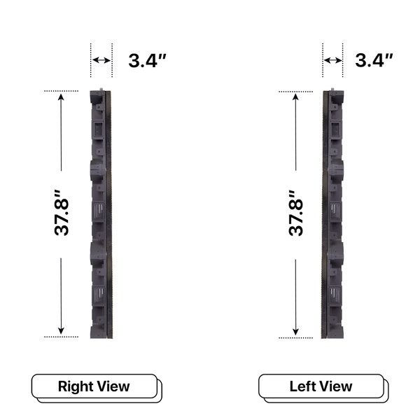 3x7 Commercial Outdoor LED Sign Board: P6, P8, P10