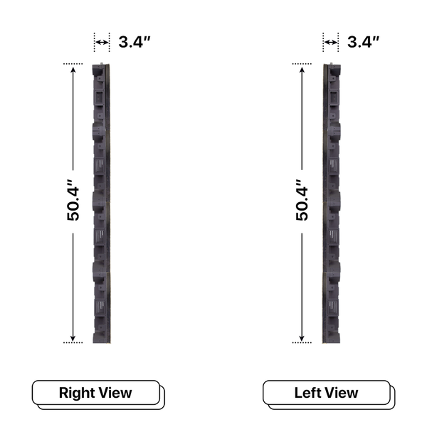 4x15 Commercial Outdoor LED Sign Board: P6, P8, P10