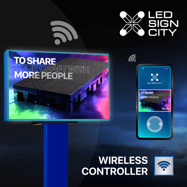 19'x5' Digital Advertising Signs for Outdoors