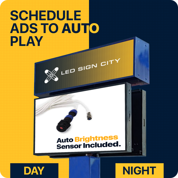 20'x32' Outdoor Programmable LED Signs Double Sided