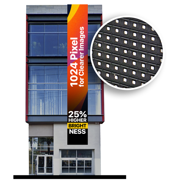 57X8 HD double-side ready programmable wireless outdoor LED sign